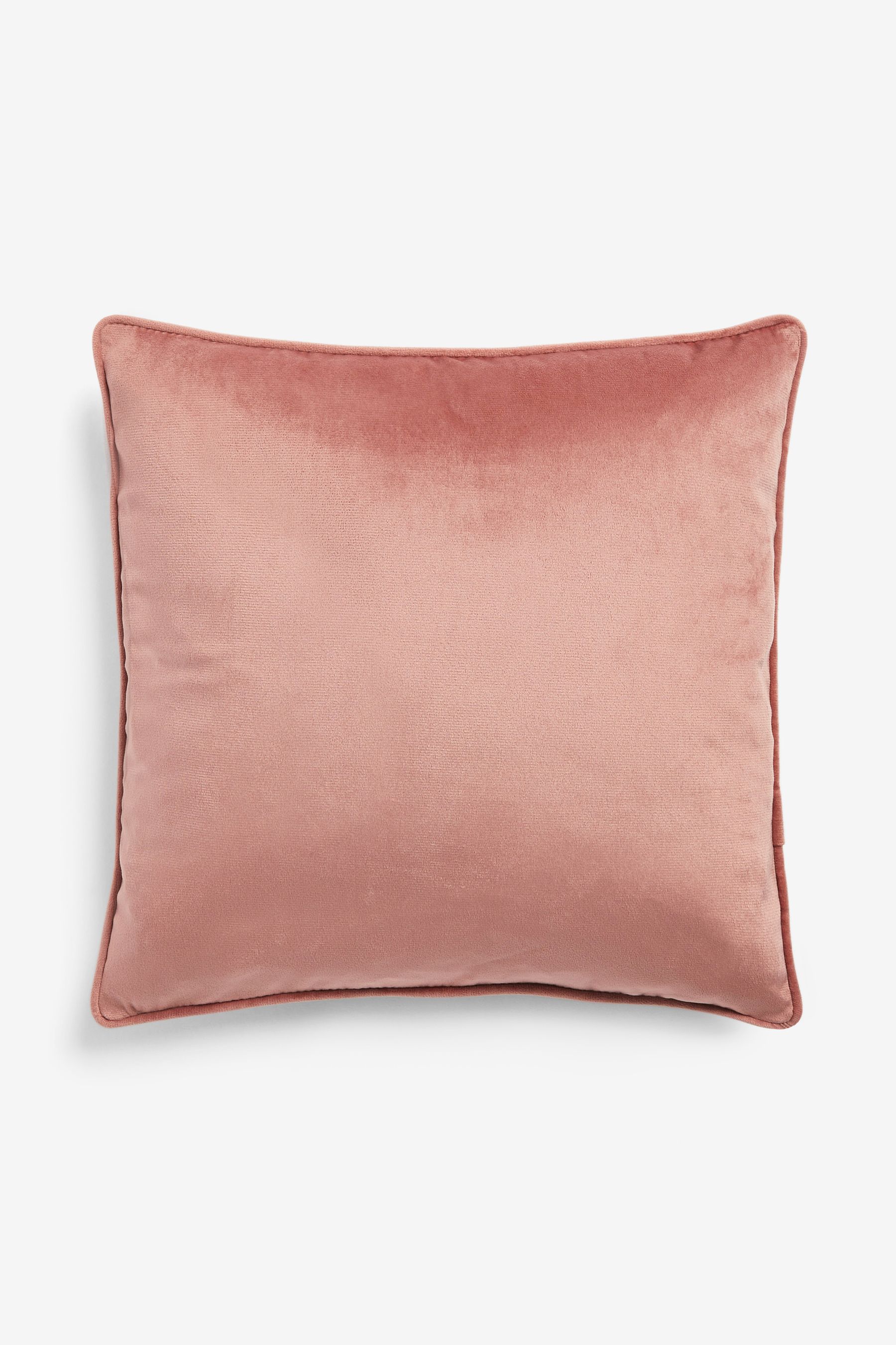 Buy Blush Pink 43 x 43cm Matte Velvet Cushion from the Next UK online shop
