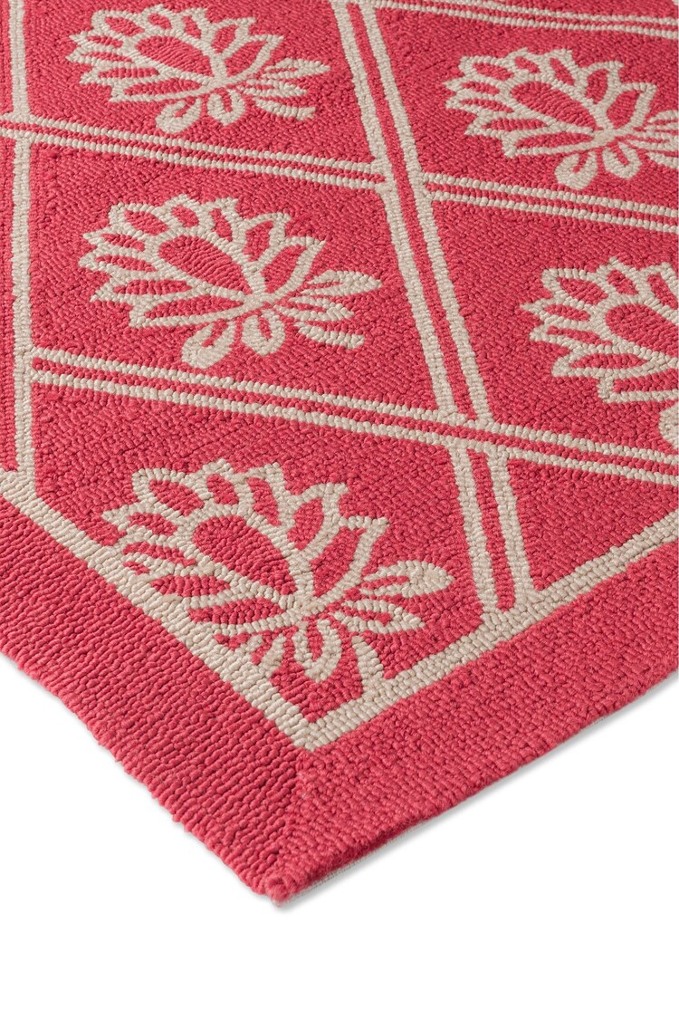 Buy Laura Ashley Red Porchester Indoor Outdoor Rug from the Next UK ...