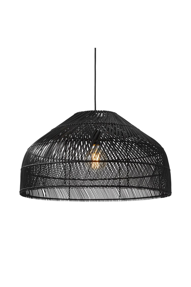 Buy MADE.COM Black Rattan Java Extra Large Lamp Shade from the Next UK online shop
