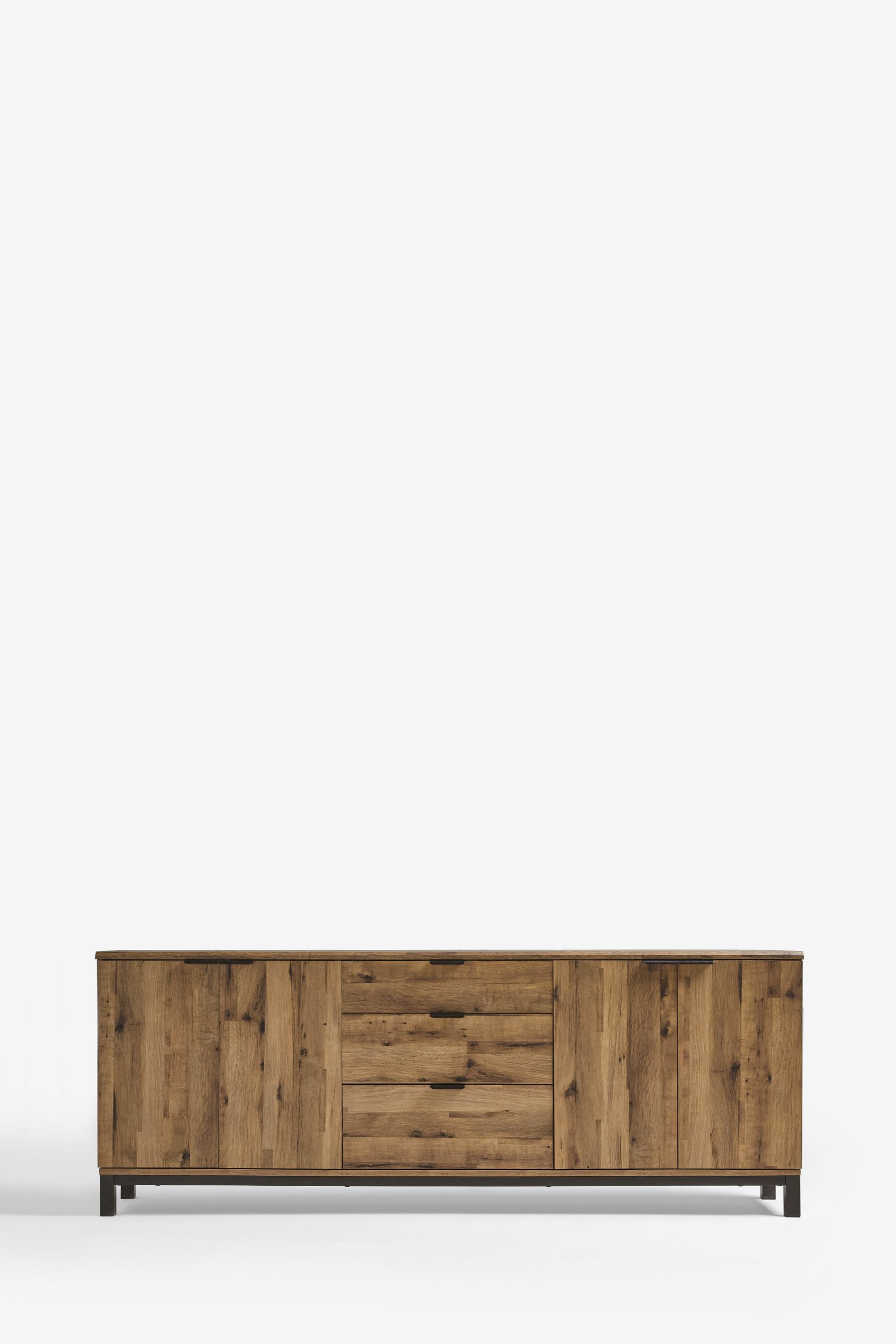 Buy Dark Bronx Oak Effect Slim Extra Large Sideboard from the Next UK ...