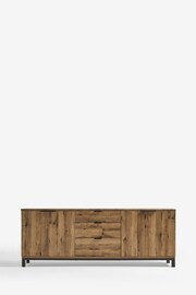 Buy Dark Bronx Oak Effect Slim Extra Large Sideboard from the Next UK ...
