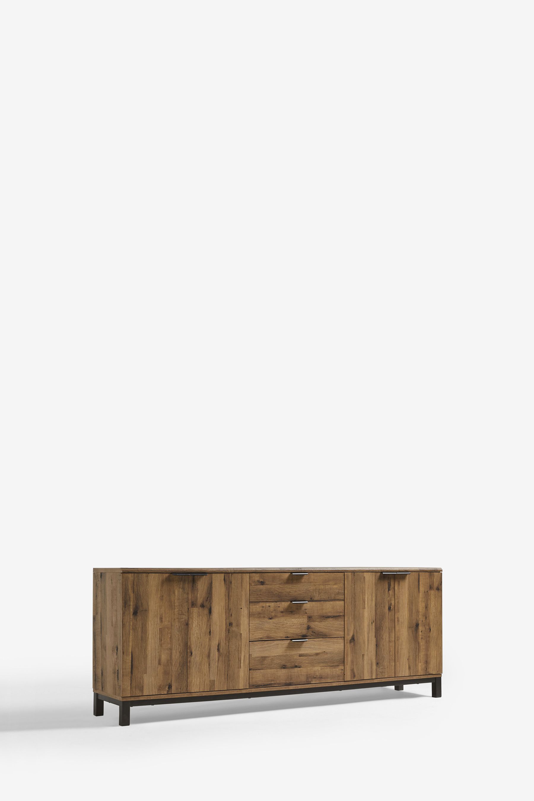 Buy Dark Bronx Oak Effect Slim Extra Large Sideboard from the Next UK ...