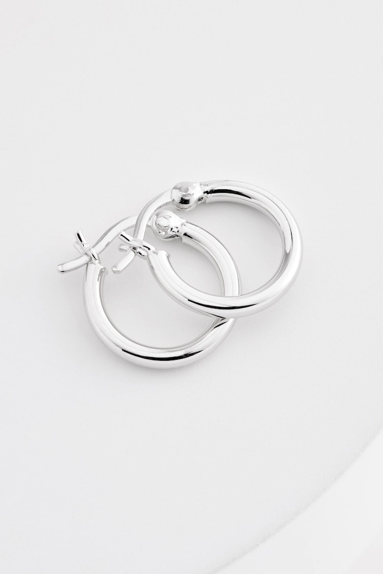 Buy Sterling Silver Mini Hoop Earrings from the Next UK online shop