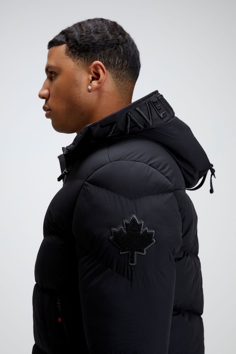 Buy Zavetti Canada Mens Zeoti Puffer Parka Jet Black Jacket from the ...