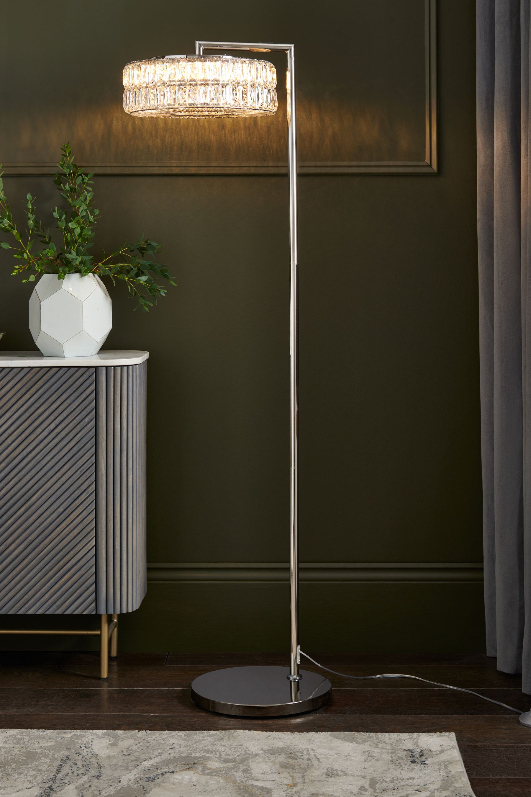 Buy Clear Aria LED Floor Lamp from the Next UK online shop