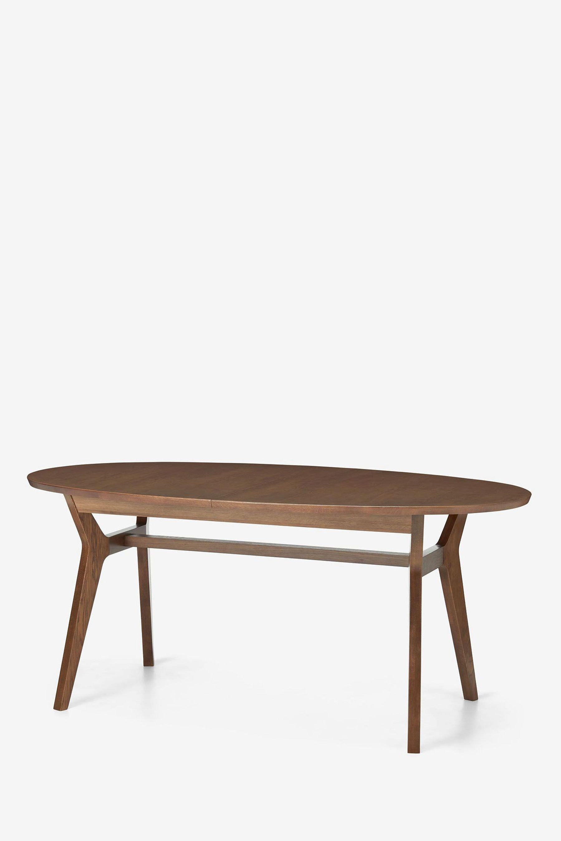 Buy MADE.COM Dark Oak Jenson Extendable 6 to 8 Seater Round Dining ...