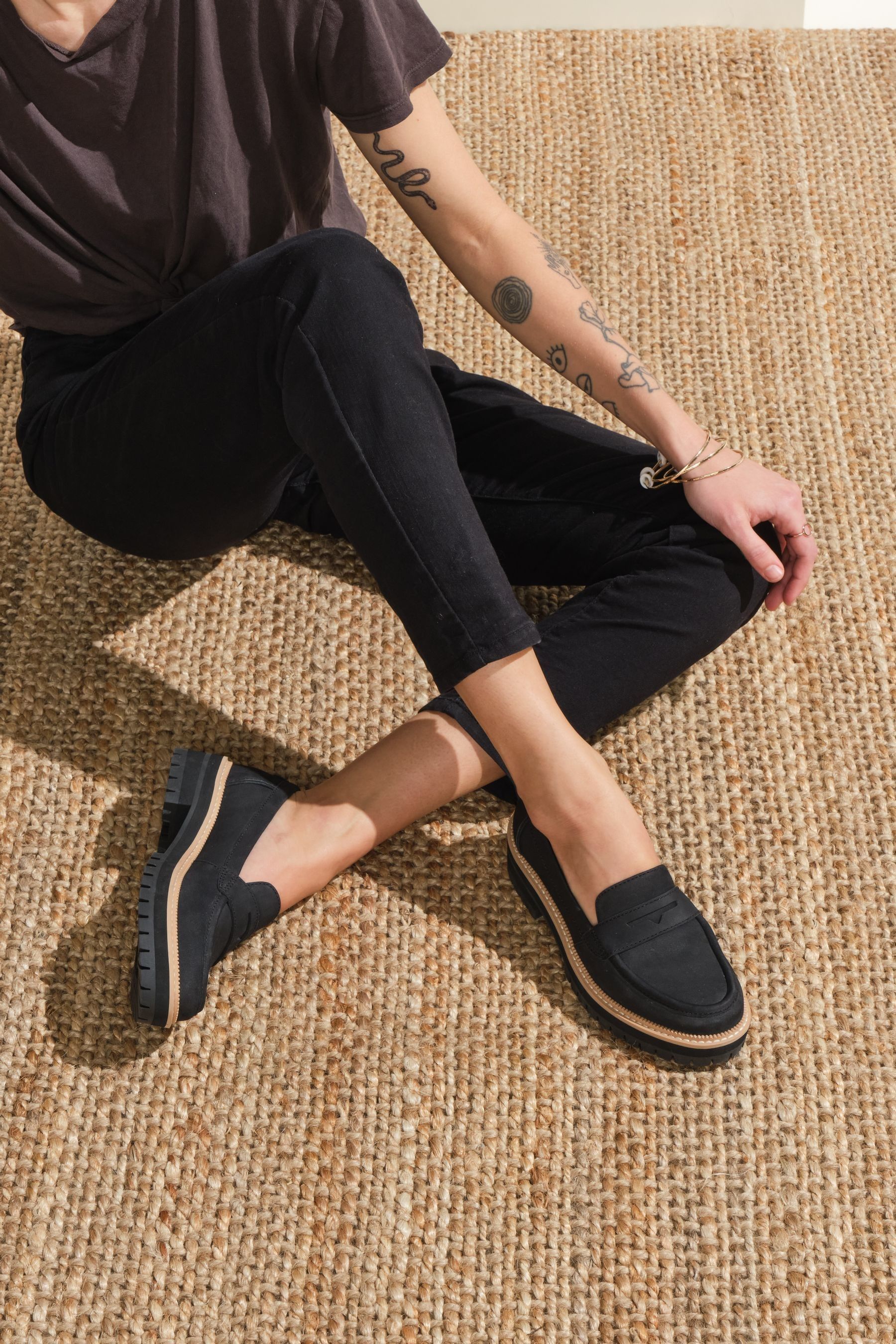 Buy TOMS Cara Leather Loafers from the Next UK online shop