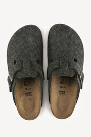 Buy Birkenstock Grey Boston Wooly Clogs from the Next UK online shop