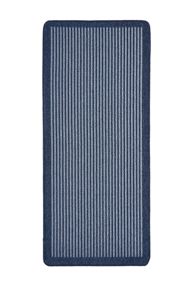 Buy My Mat Blue Stain Resistant Stripe Runner from the Next UK online shop