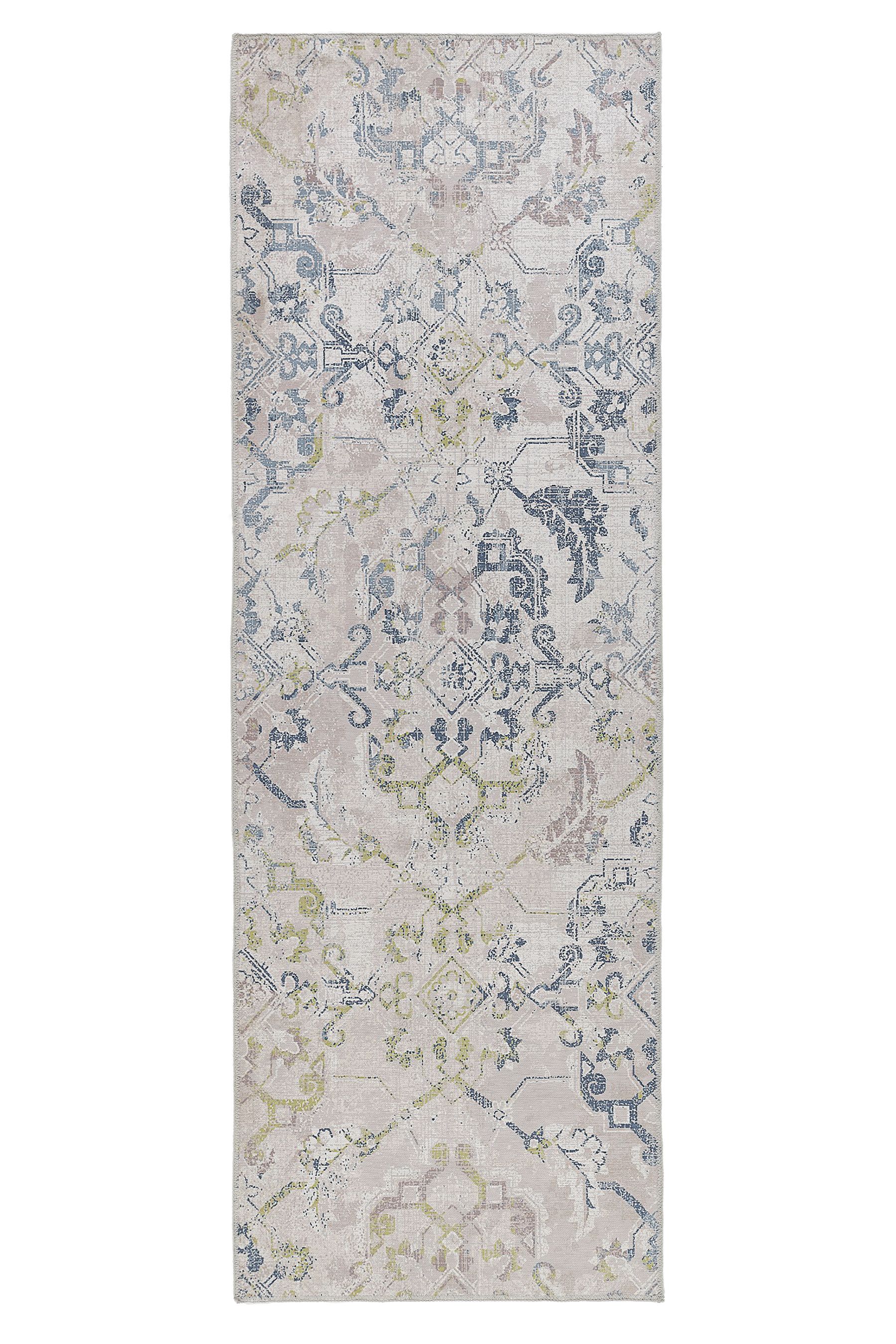 Buy Origins Blue Easy Care Washable Florence Runner from the Next UK ...