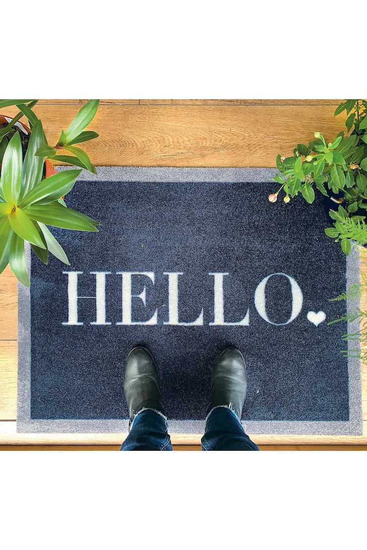 Buy My Mat Grey Nylon Indoor Hello Mat from the Next UK online shop