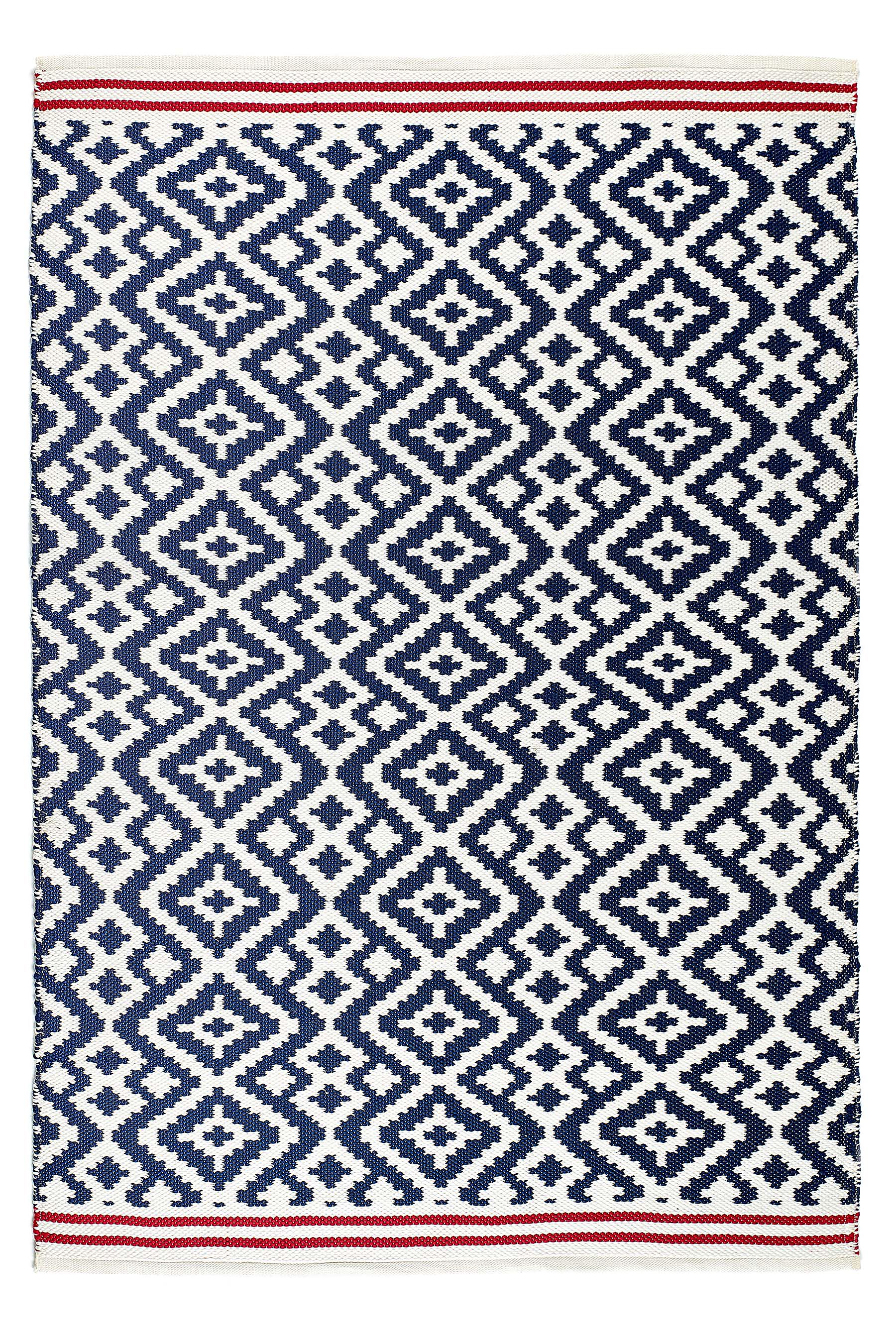 Buy Origins Blue Aztec Rug from the Next UK online shop