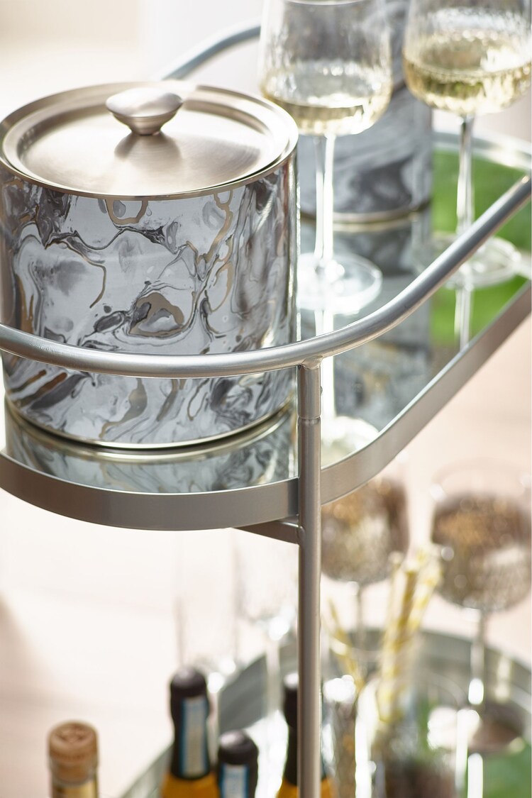 Buy Silver Oval Drinks Trolley from the Next UK online shop