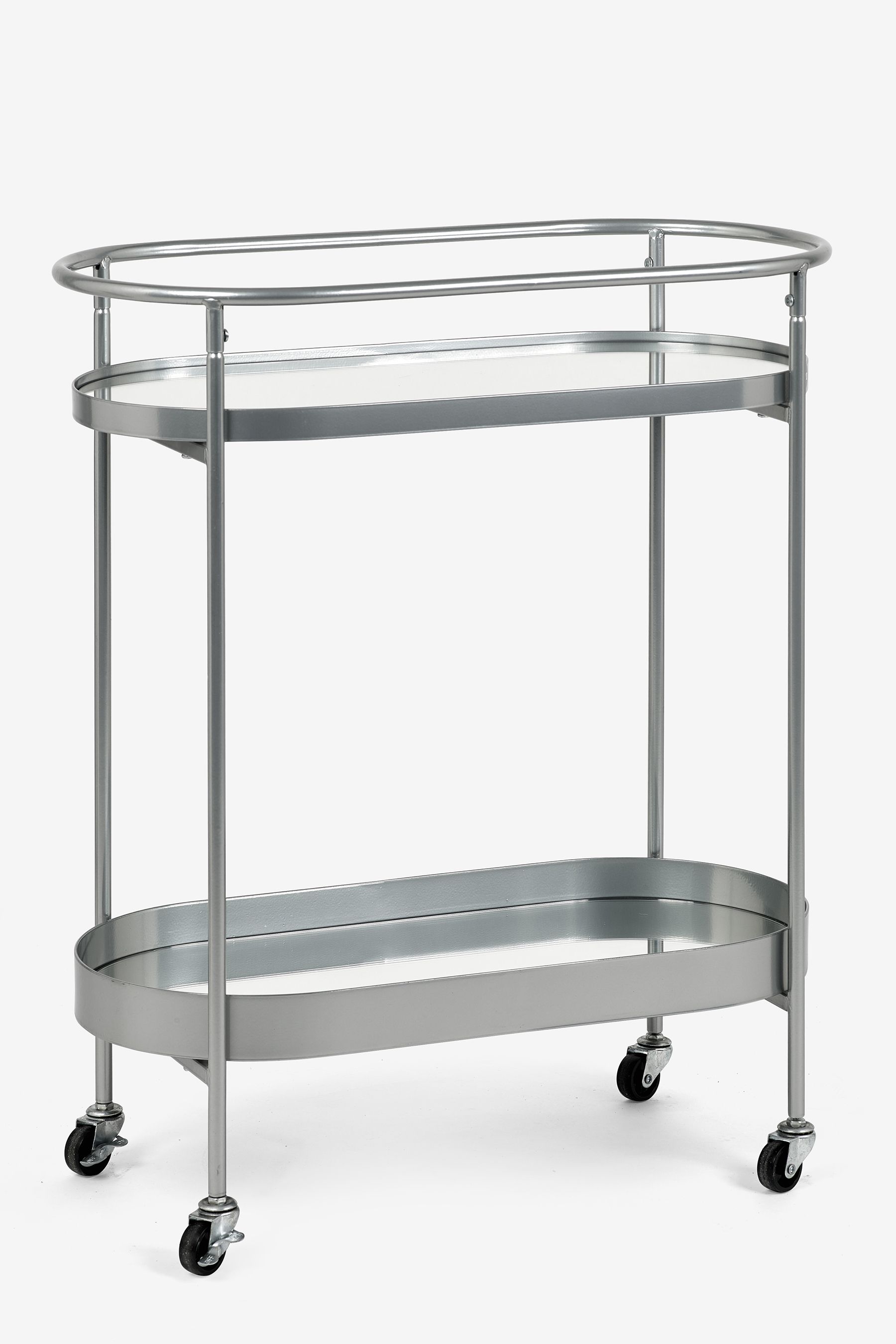 Buy Silver Oval Drinks Trolley from the Next UK online shop