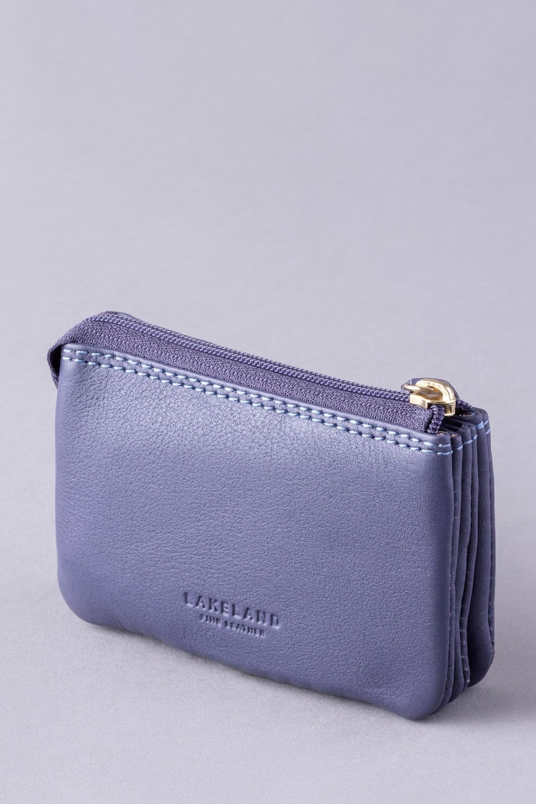 Buy Lakeland Leather Purple Multi Pocket Coin Purse from the Next UK ...