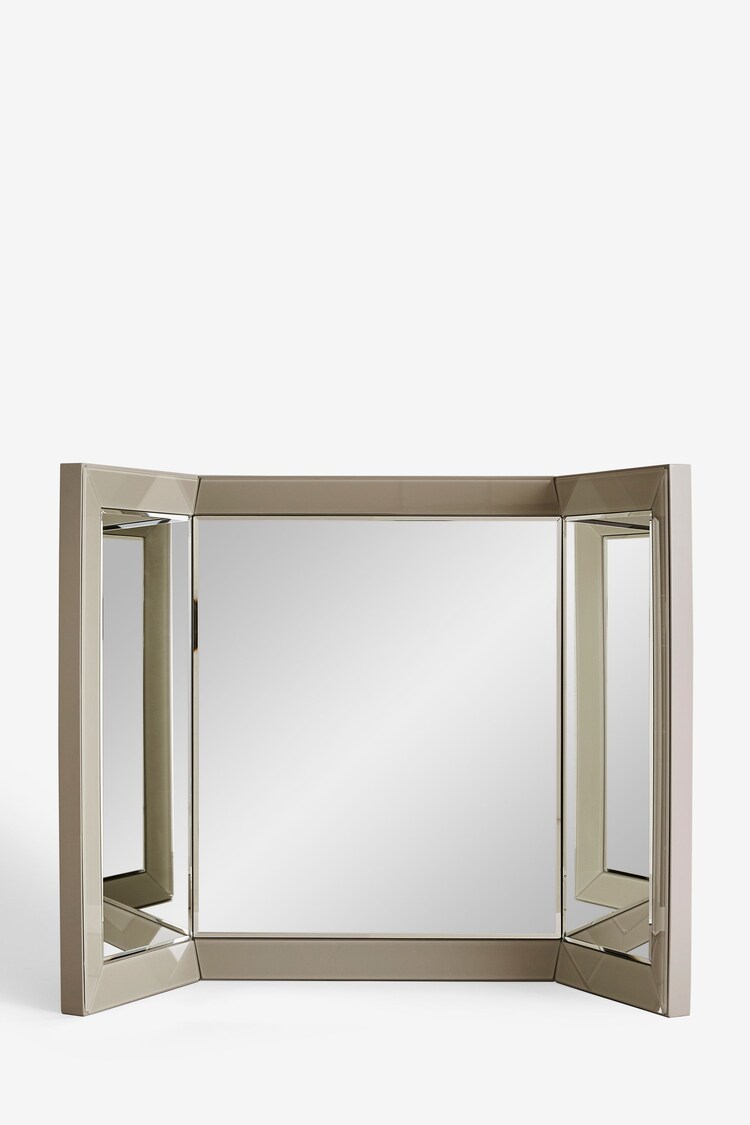 Buy Dark Natural Sloane Collection Luxe Rectangular Dressing Table ...