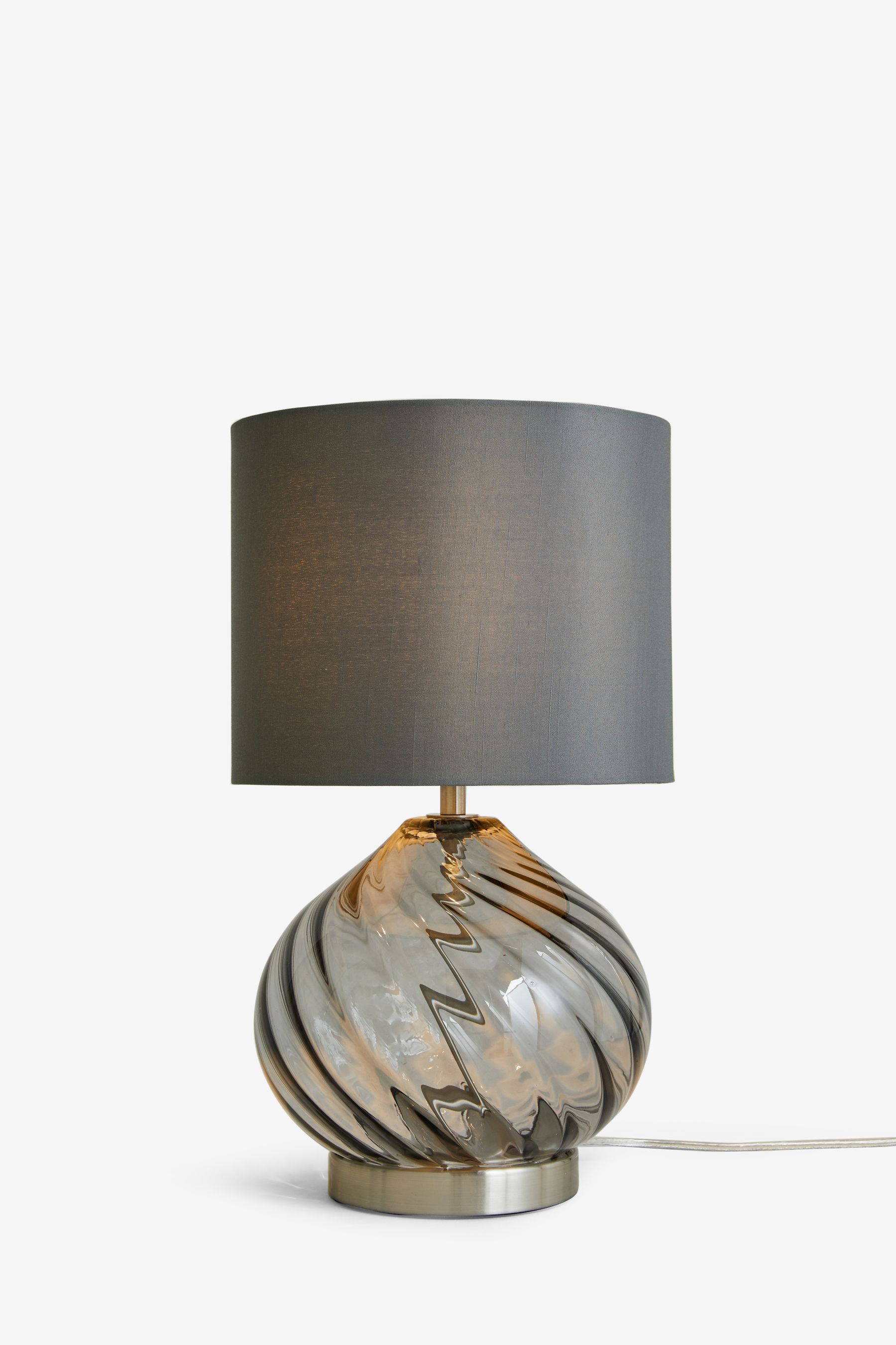 Buy Smoke Grey Freya Table Lamp from the Next UK online shop