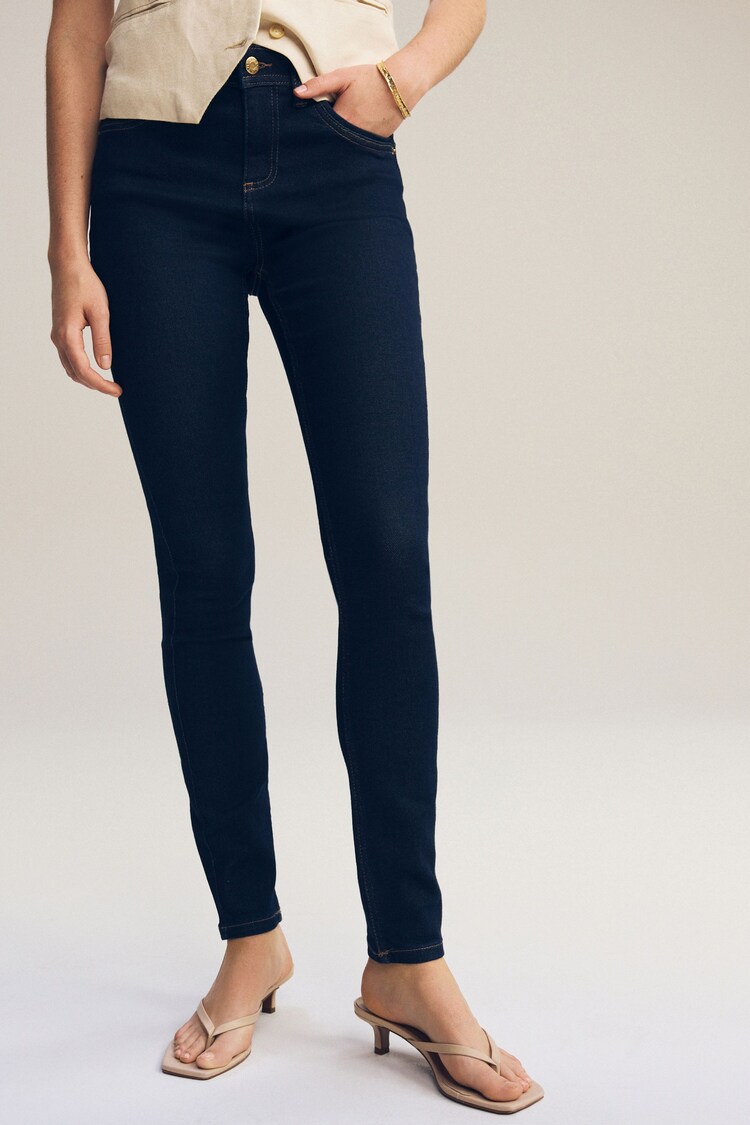 Buy Rinse Blue Super Soft Skinny Jeans from Next USA