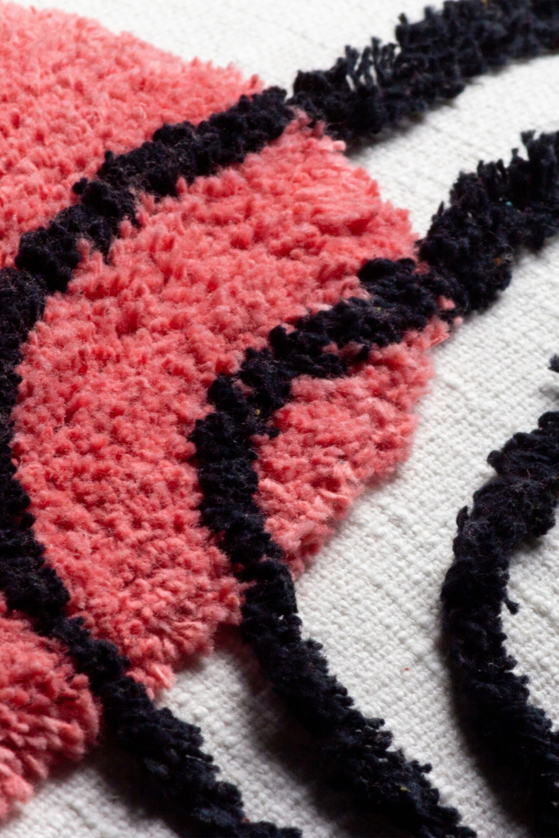 Buy heya home Citrus Yellow Elmer Art Deco Cotton Tufted 100% Cotton ...