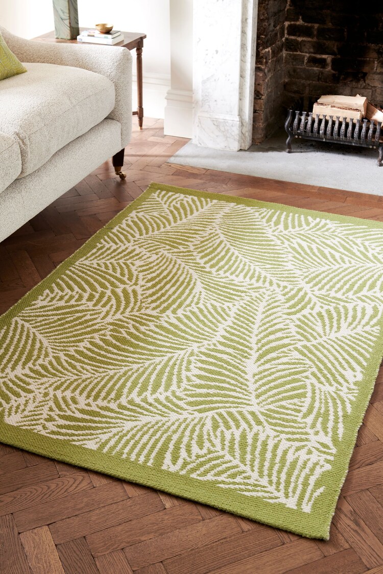 Buy Nina Campbell Green Tree Fern Rug from the Next UK online shop