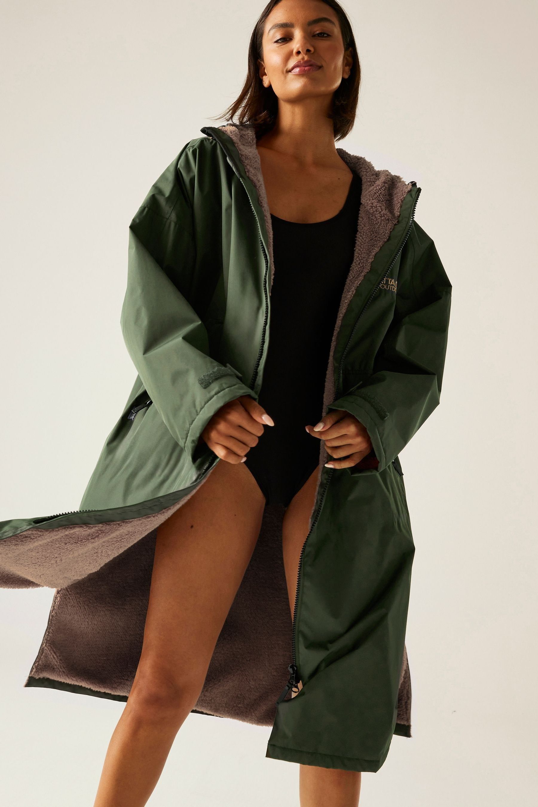 Buy Regatta Green Adult Waterproof Changing Robe from the Next UK ...