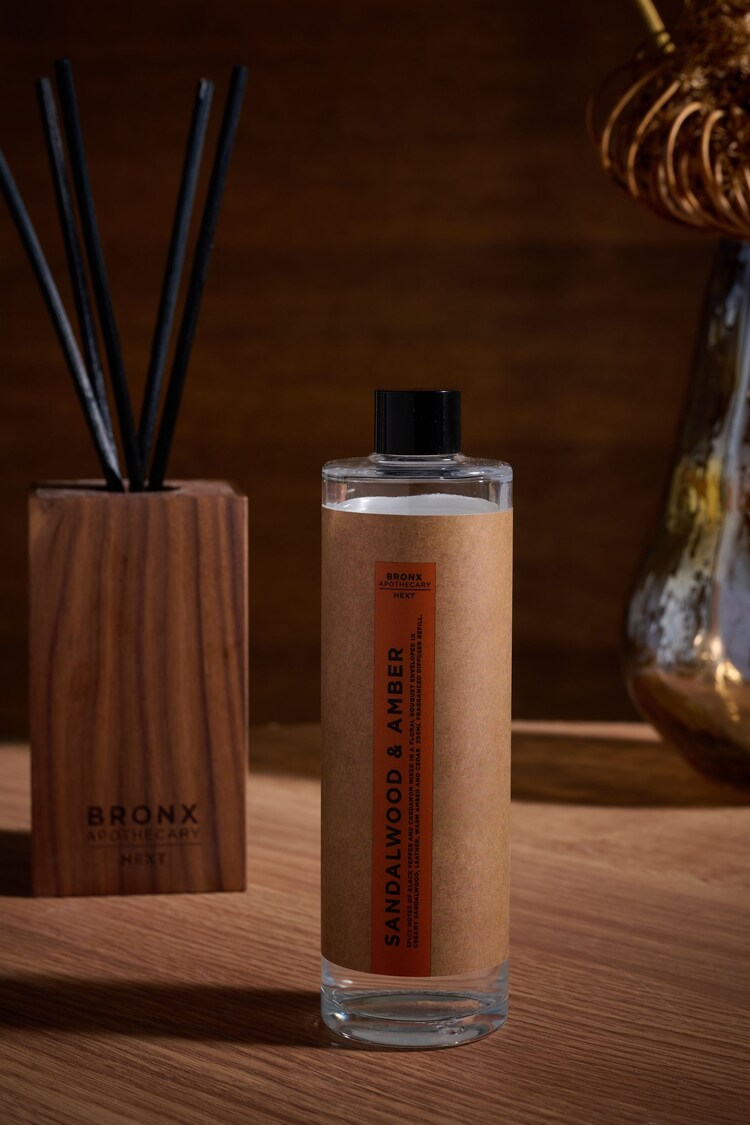 Buy Bronx Sandalwood and Amber 200ml Fragranced Reed Diffuser Refill ...