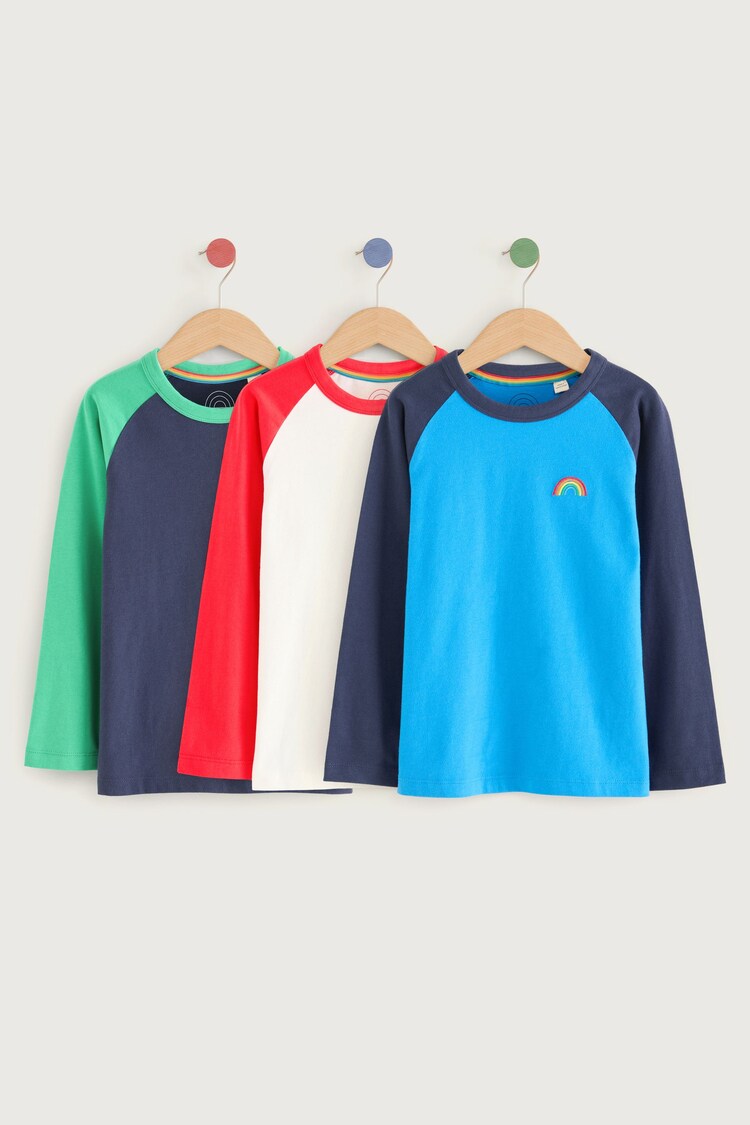 Buy Little Bird by Jools Oliver Blue Long Sleeve 100% Cotton T-Shirts 3 ...