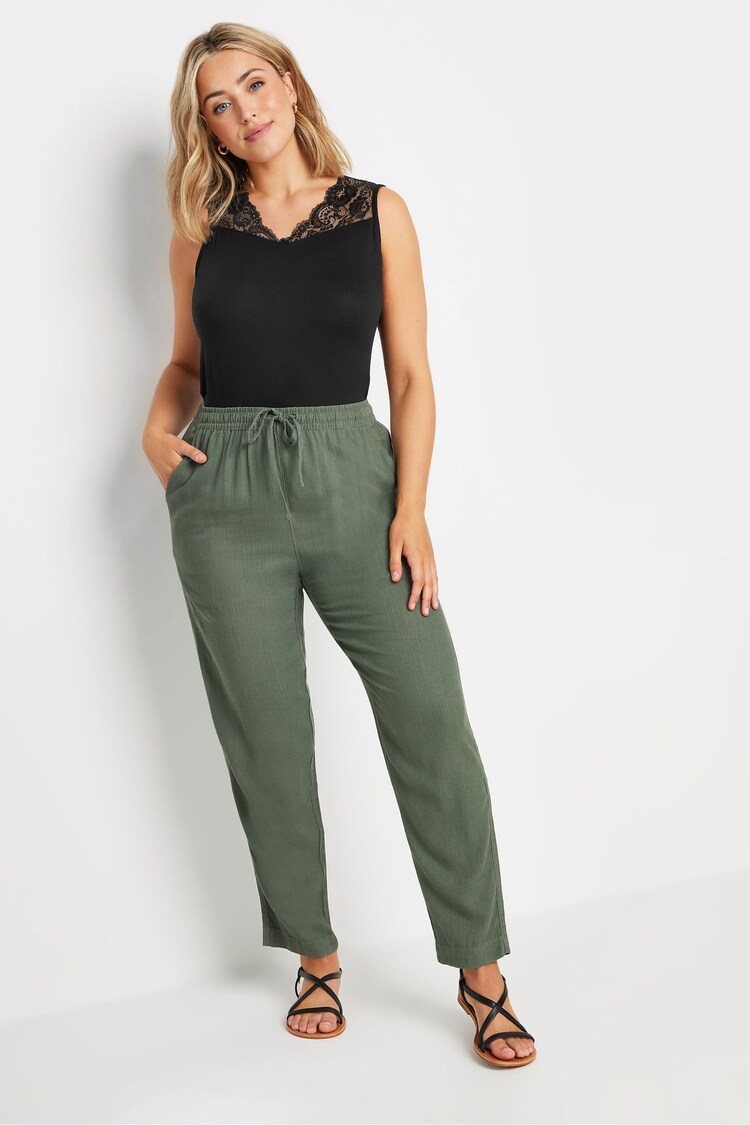 Buy M&Co Black Sleeveless Lace Insert Top from the Next UK online shop