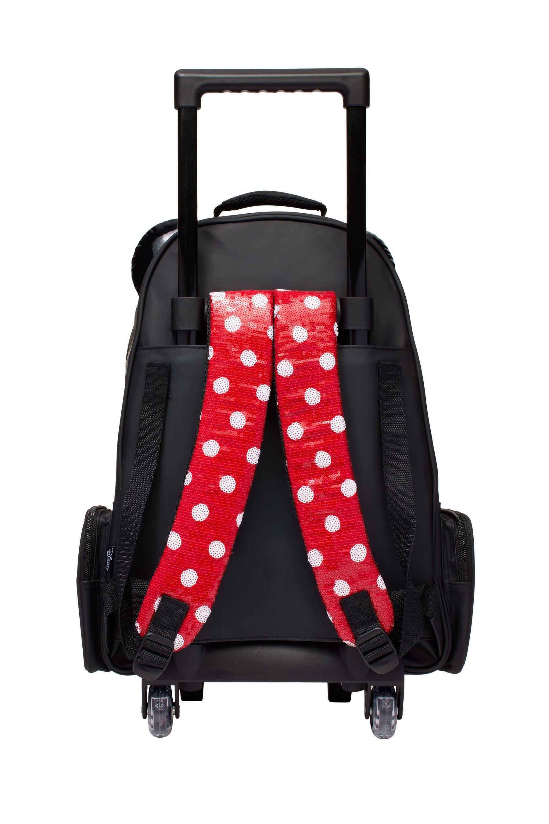 Buy Smiggle Red Minnie Mouse Suitcase Trolley Backpack With Light Up ...