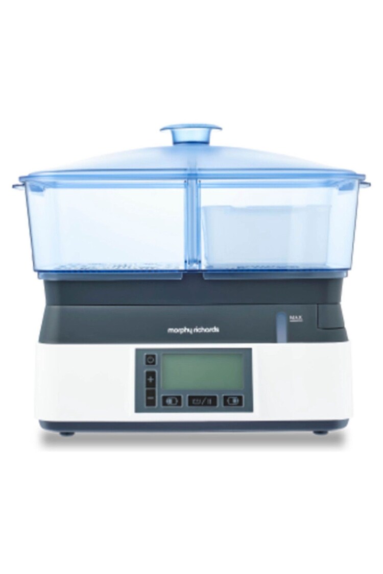 Buy Morphy Richards White 6L Compact Intellisteam Food Steamer from the ...