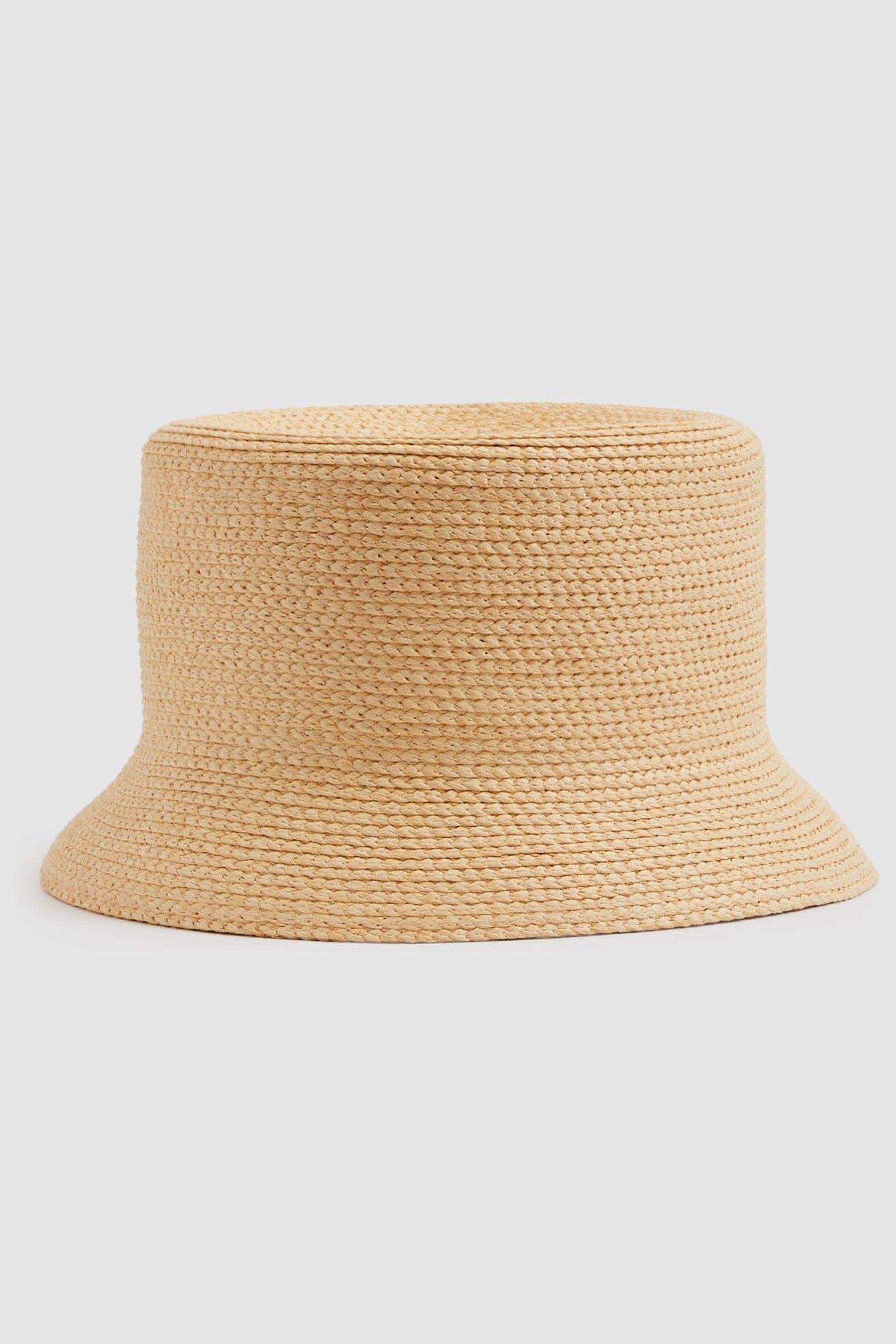 Buy Reiss Natural Rachel Straw Bucket Hat from the Next UK online shop