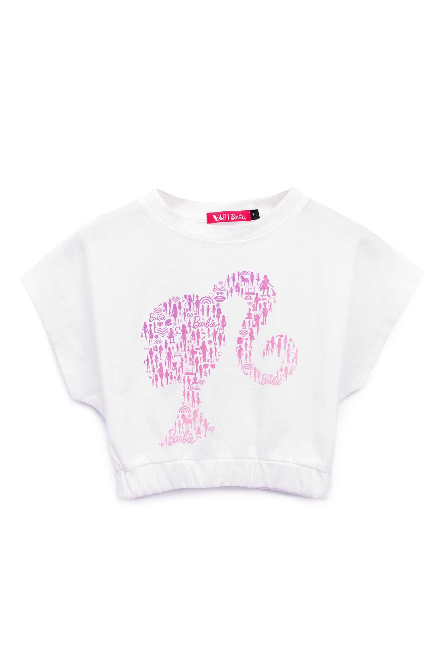 Buy Vanilla Underground White Barbie Girls Top & Short 2 Piece Set from ...