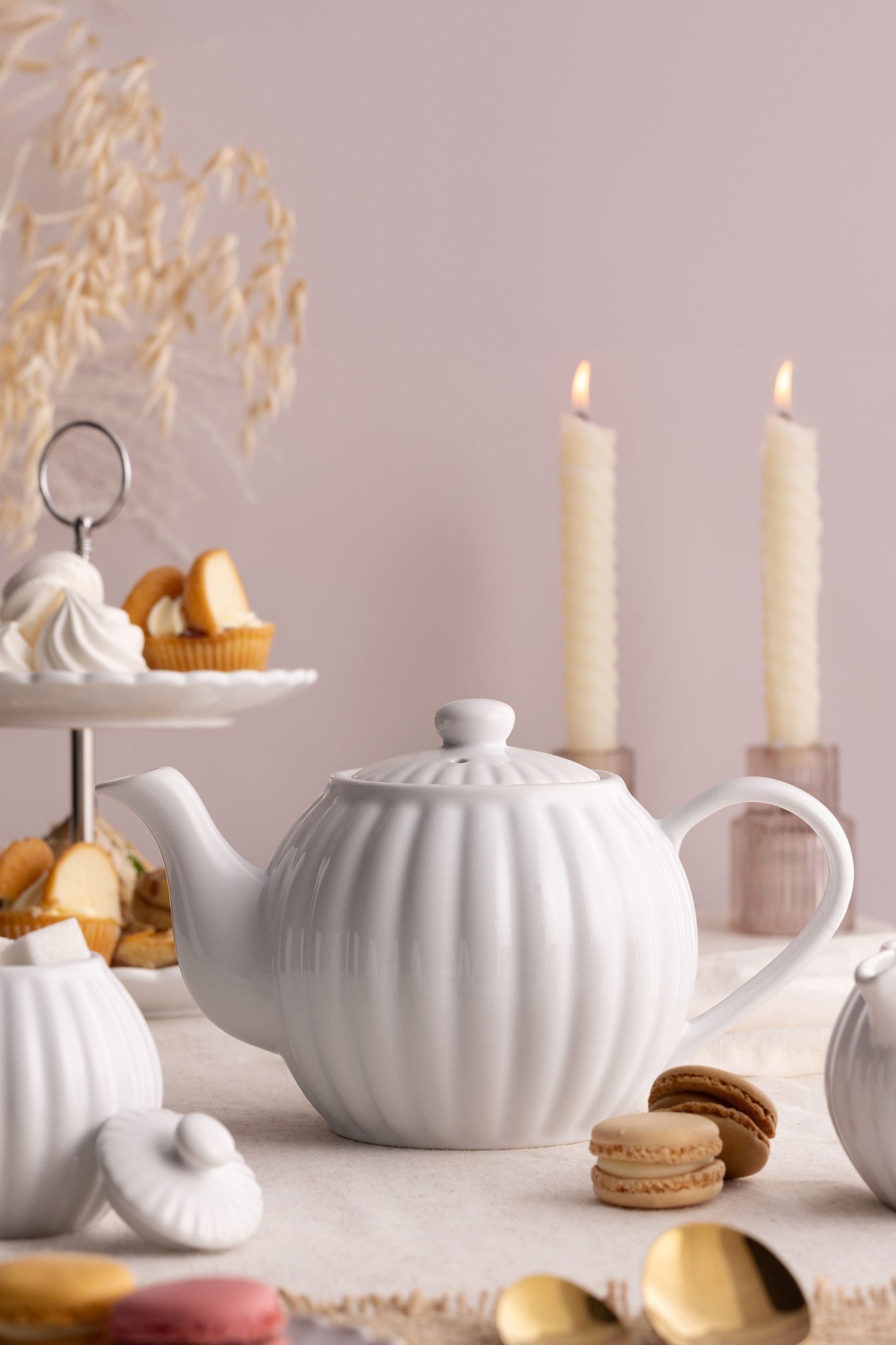 Buy Price & Kensington. White Luxe Teapot Set from the Next UK online shop