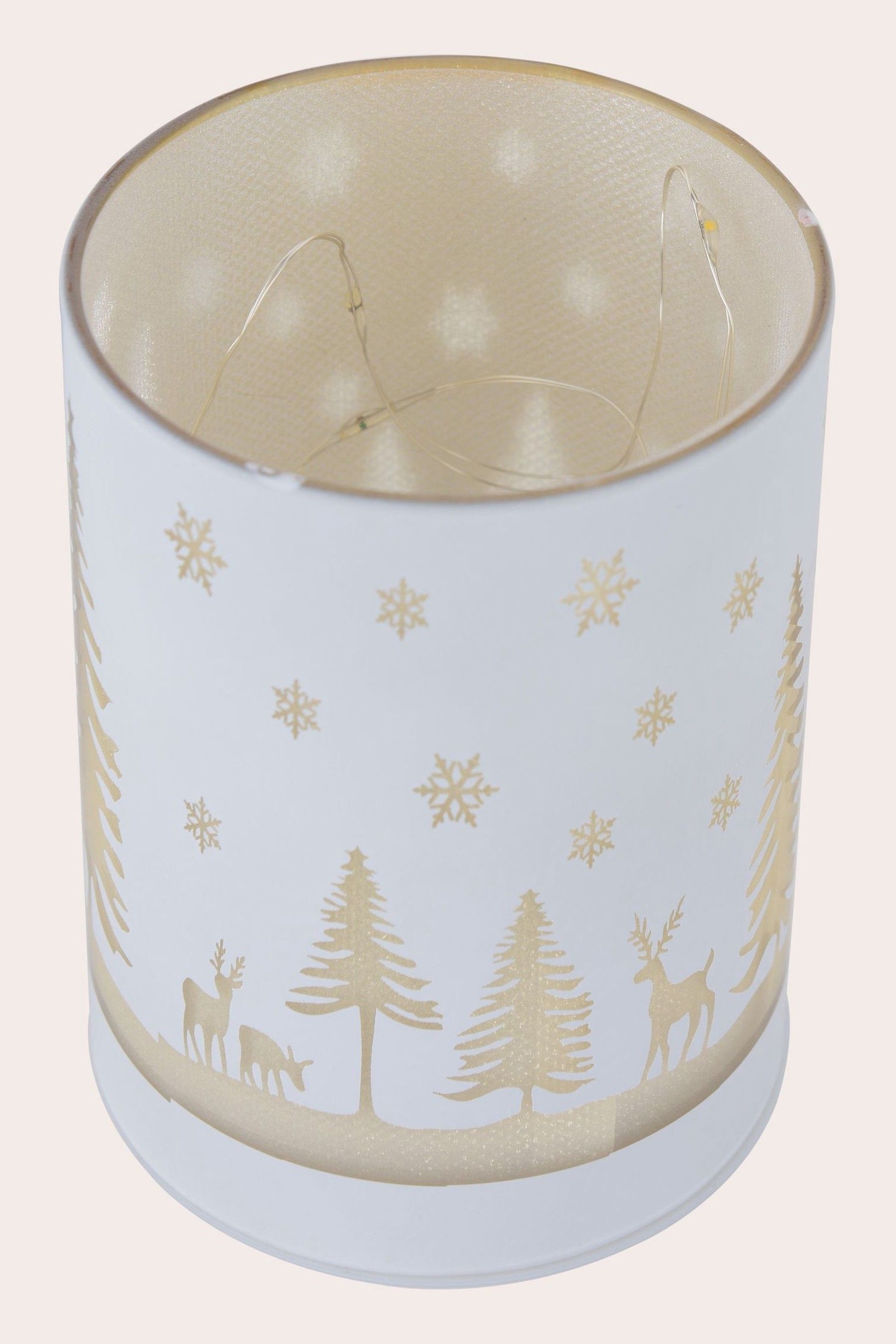 Buy Laura Ashley White Set Of 3 Tree Led Candle from the Next UK online ...
