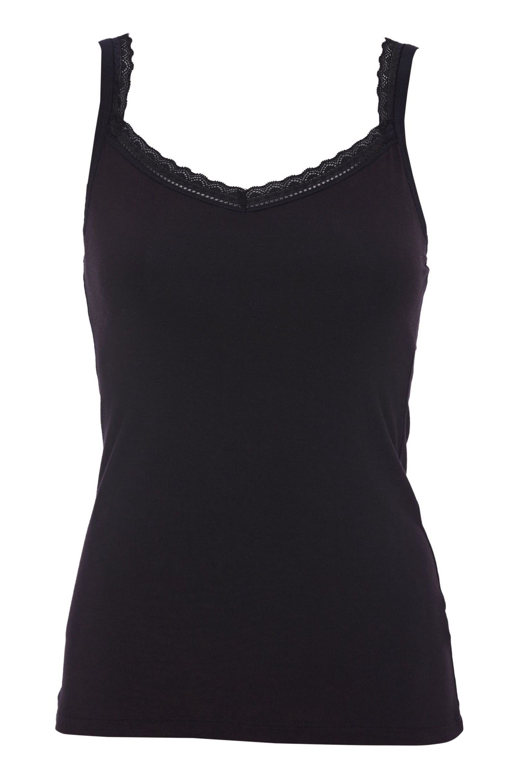 Buy Cyberjammies Black Secret Support Jersey Pyjama Vest from the Next ...