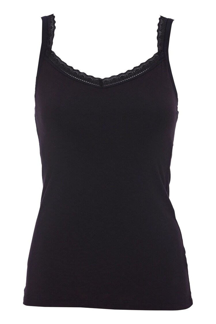 Buy Cyberjammies Black Secret Support Jersey Pyjama Vest from the Next ...