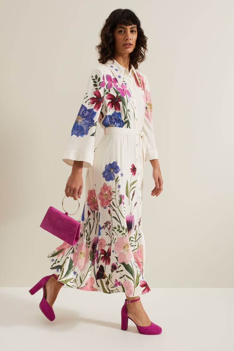 Buy Phase Eight Pink Ring Handle Suede Mini Bag from the Next UK online ...