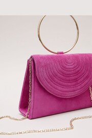 Buy Phase Eight Pink Ring Handle Suede Mini Bag from the Next UK online ...
