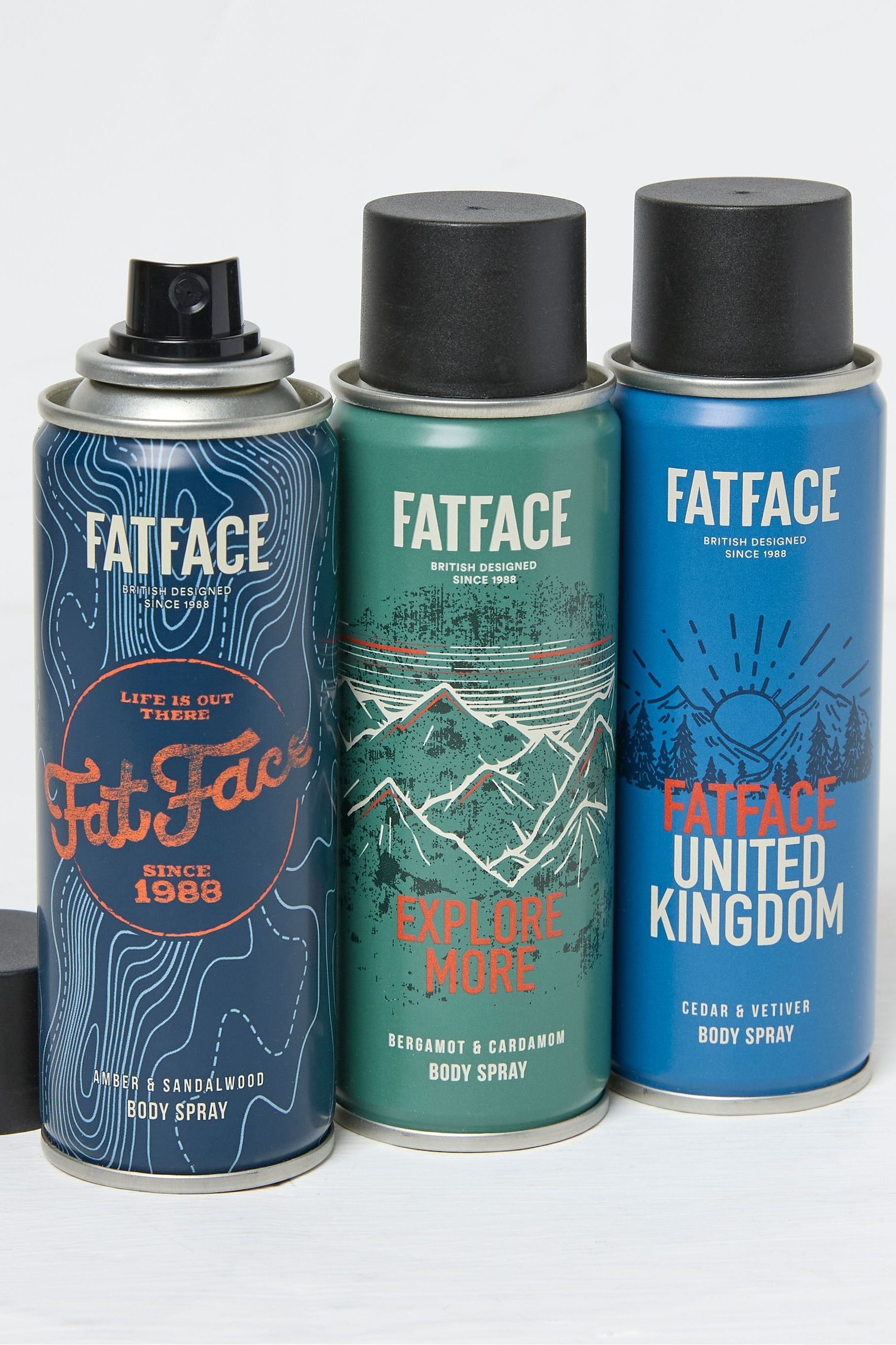 Buy FatFace Body Spray Trio Blue Gift Set from the Next UK online shop