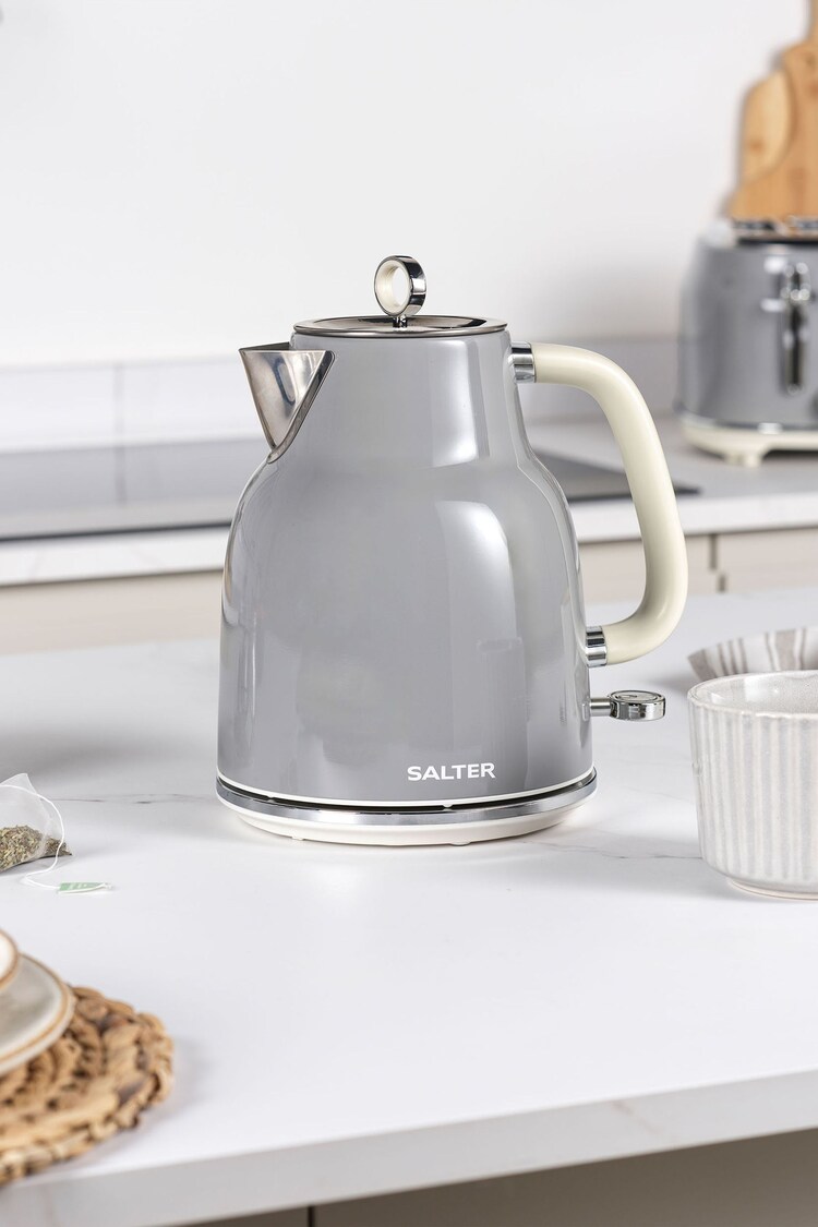 Buy Salter Grey Retro Rapid Boil Kettle from the Next UK online shop
