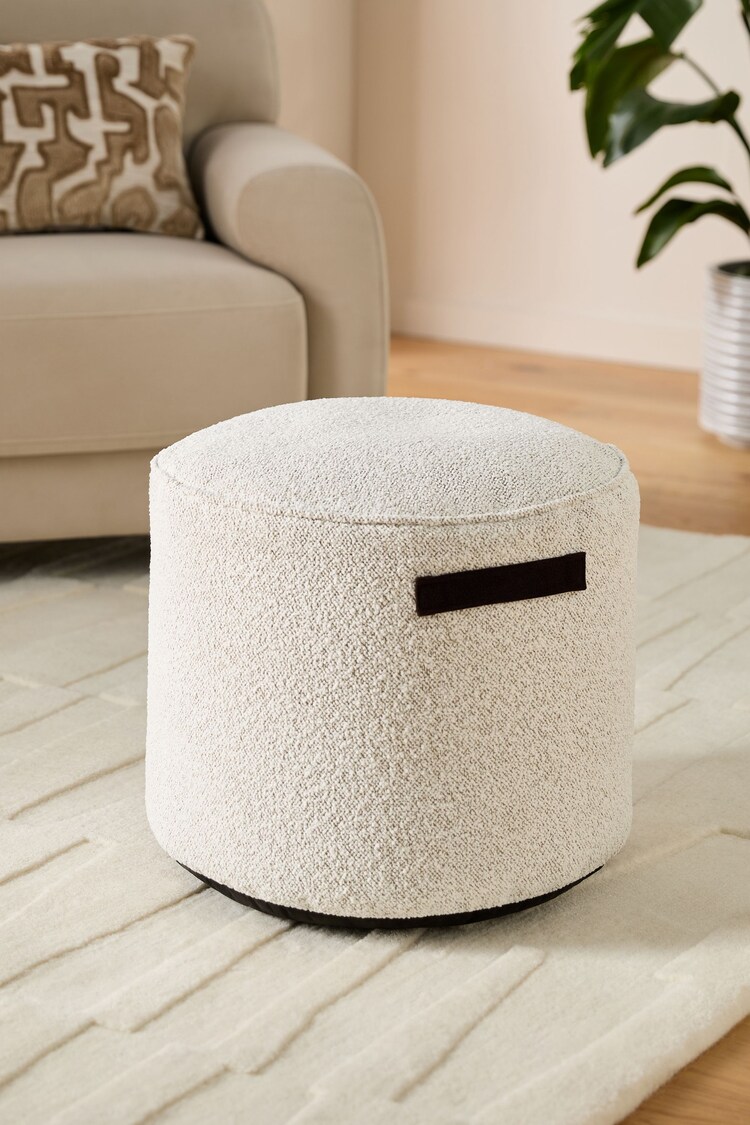 Buy Natural Pouffe With Handles from the Next UK online shop