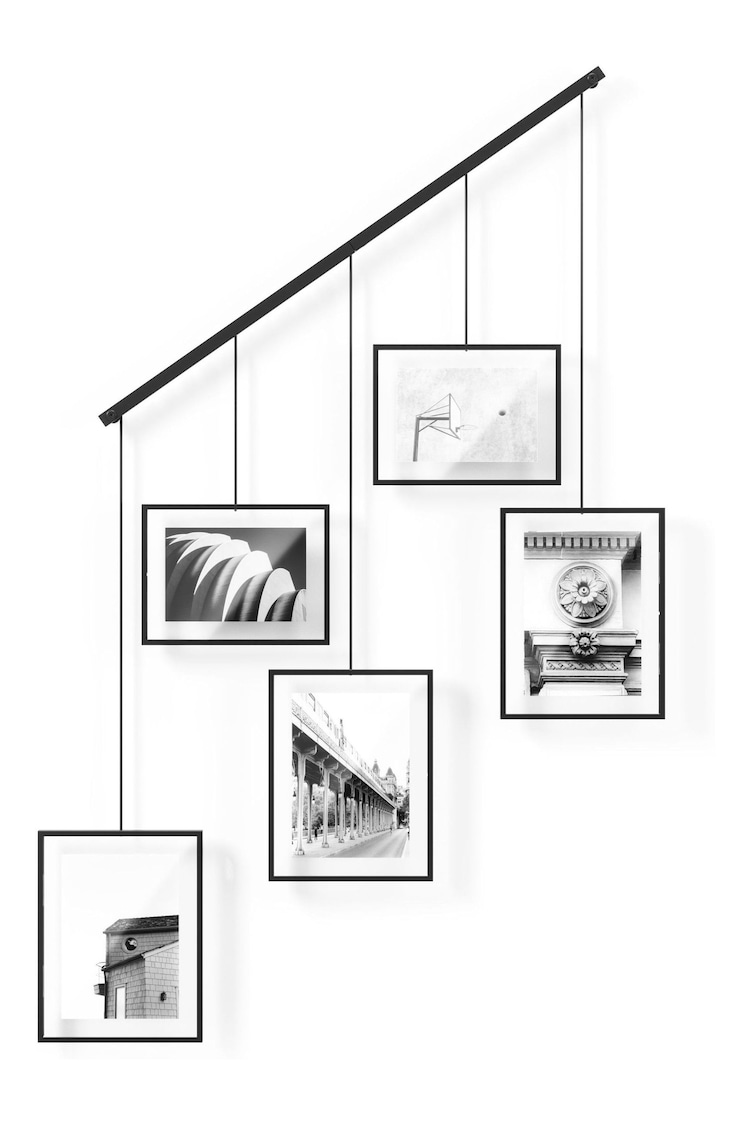 Buy Umbra Black Exhibit 5 Opening Wall Hanging Photo Frame from the ...
