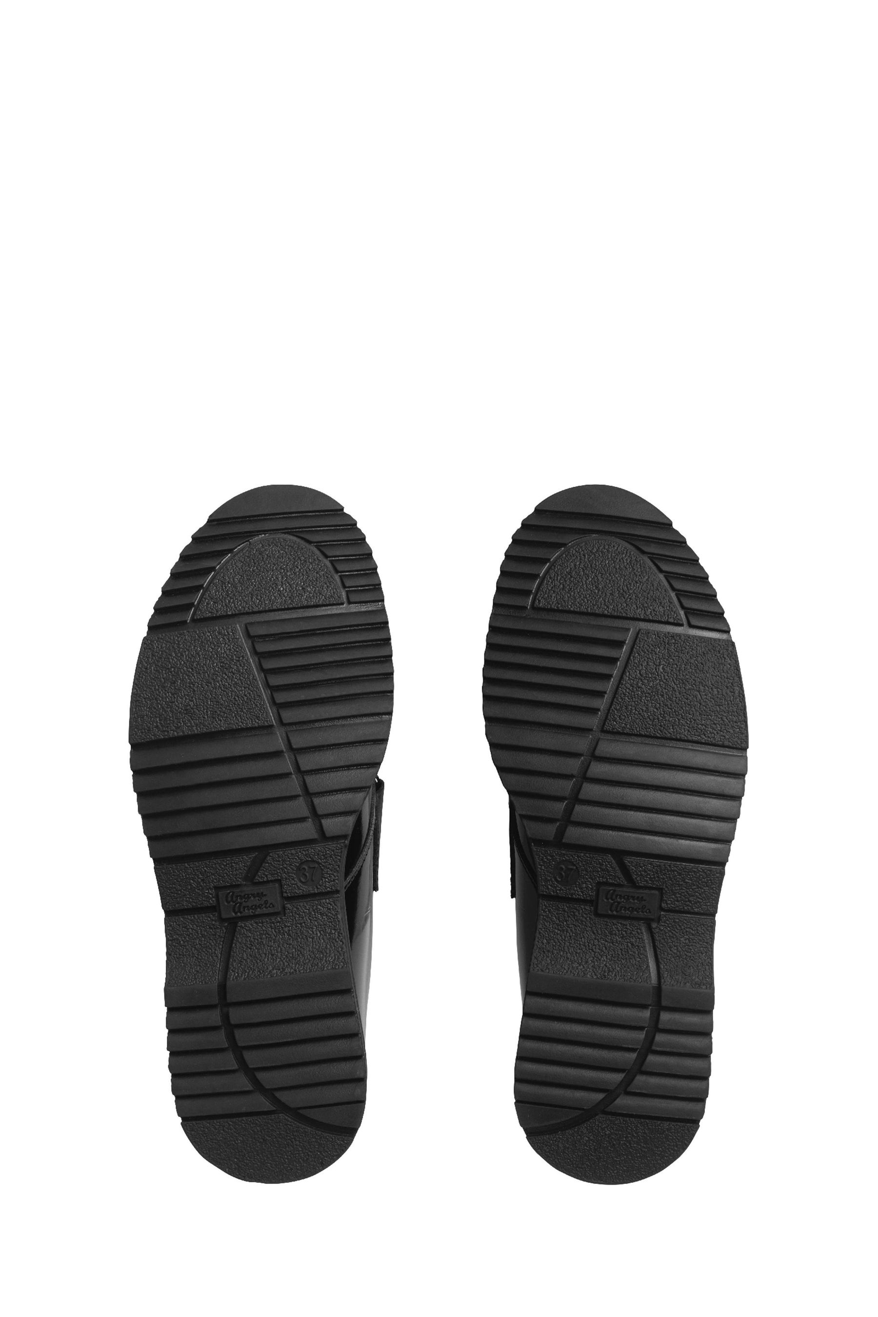 Buy Start-Rite Eclipse Leather Monk Buckle School Black Shoes from the ...