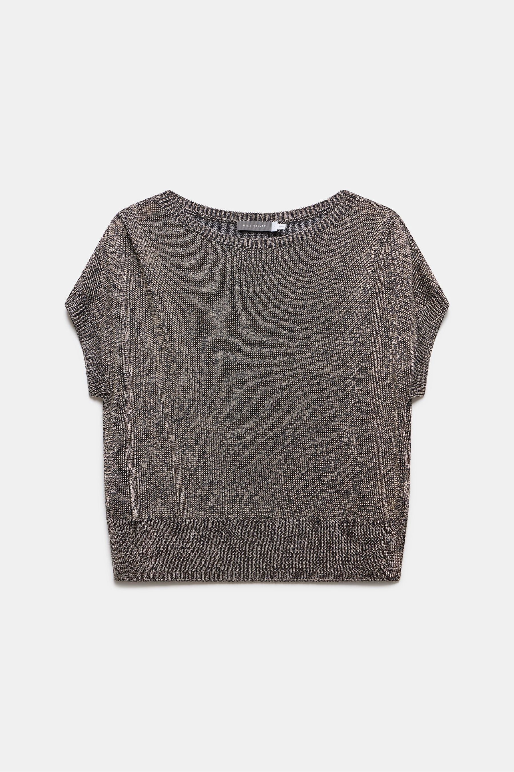 Buy Mint Velvet Grey Knit Top from the Next UK online shop