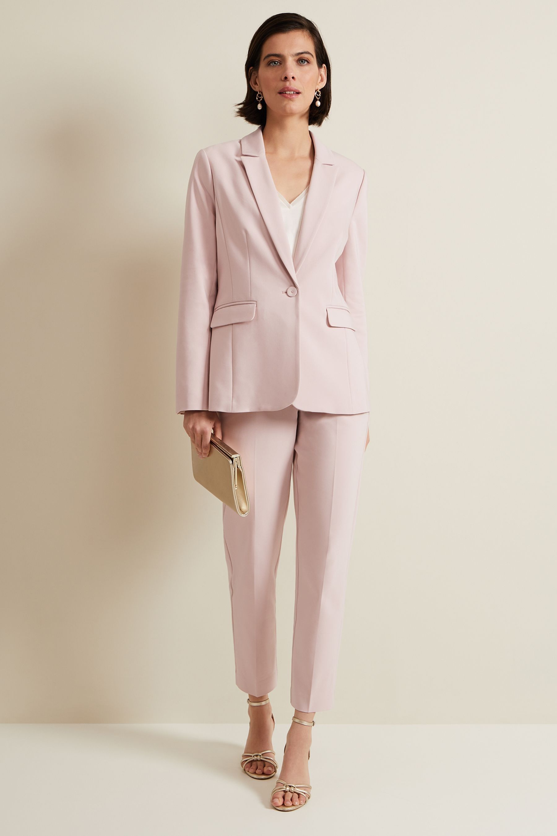 Buy Phase Eight Pink Ulrica Fitted Jacket from the Next UK online shop