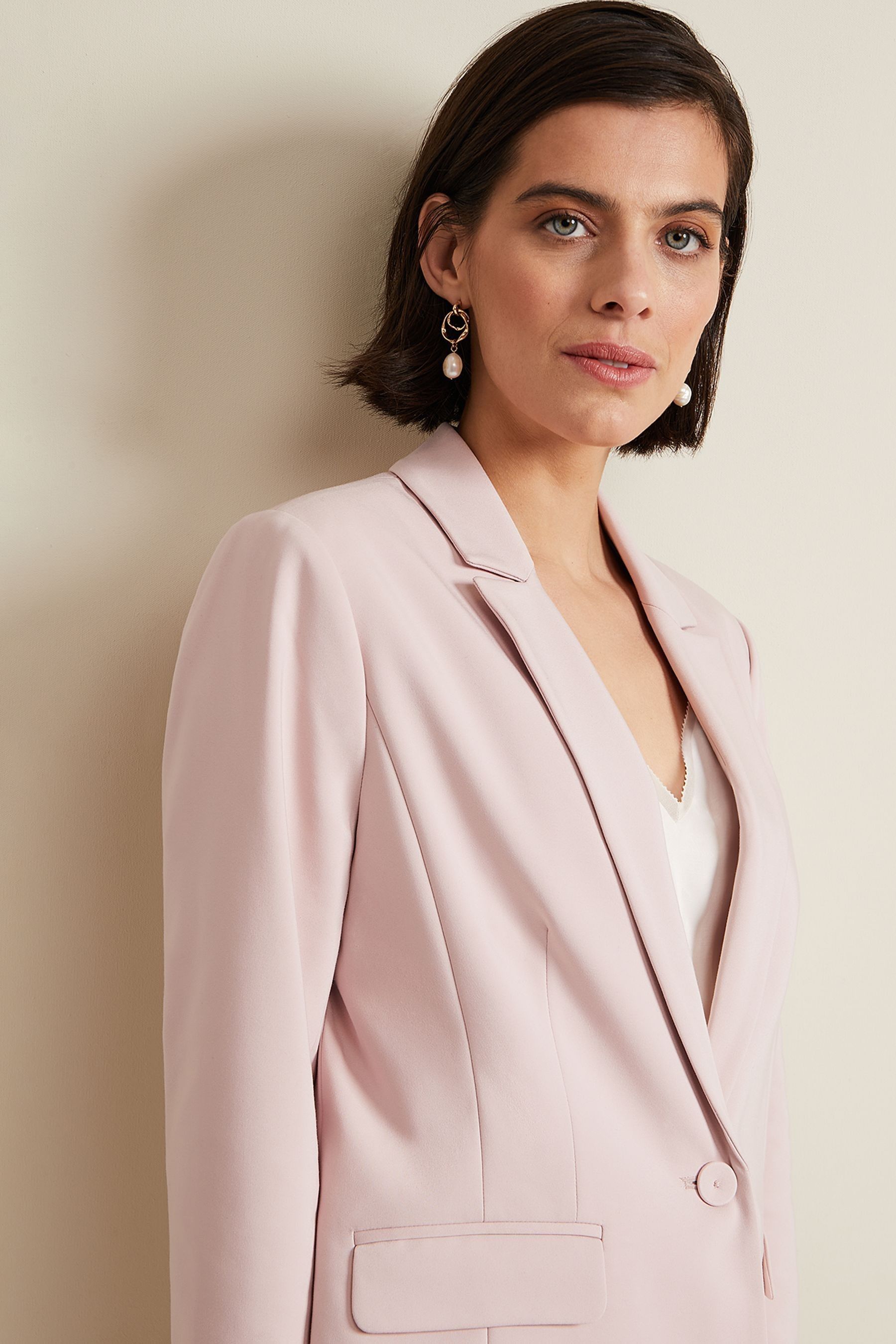 Buy Phase Eight Pink Ulrica Fitted Jacket from the Next UK online shop