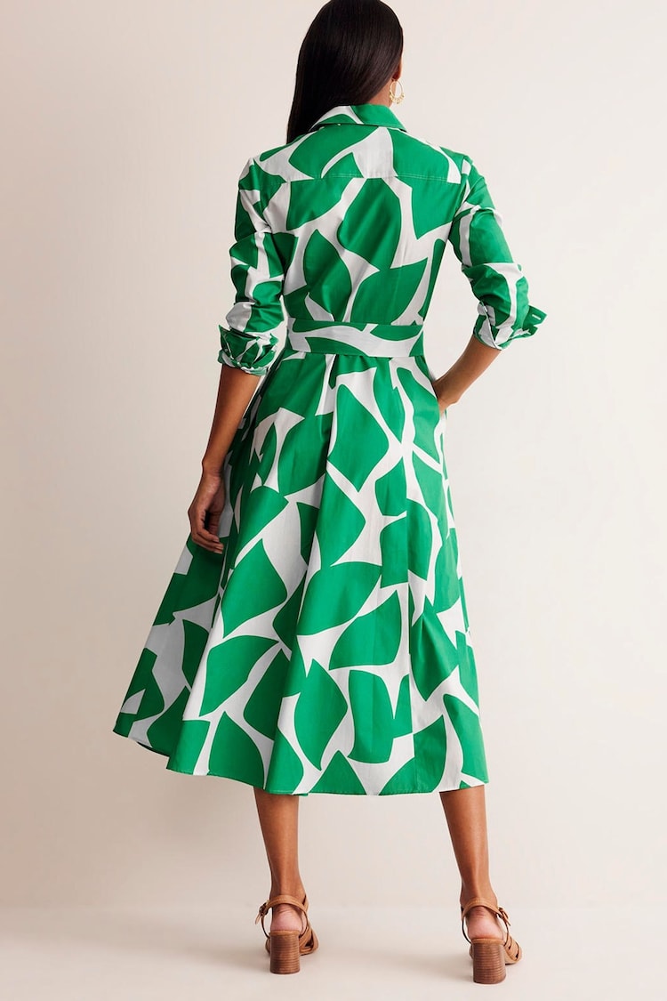 Buy Boden Green Amy 100% Cotton Midi Shirt Dress from the Next UK ...