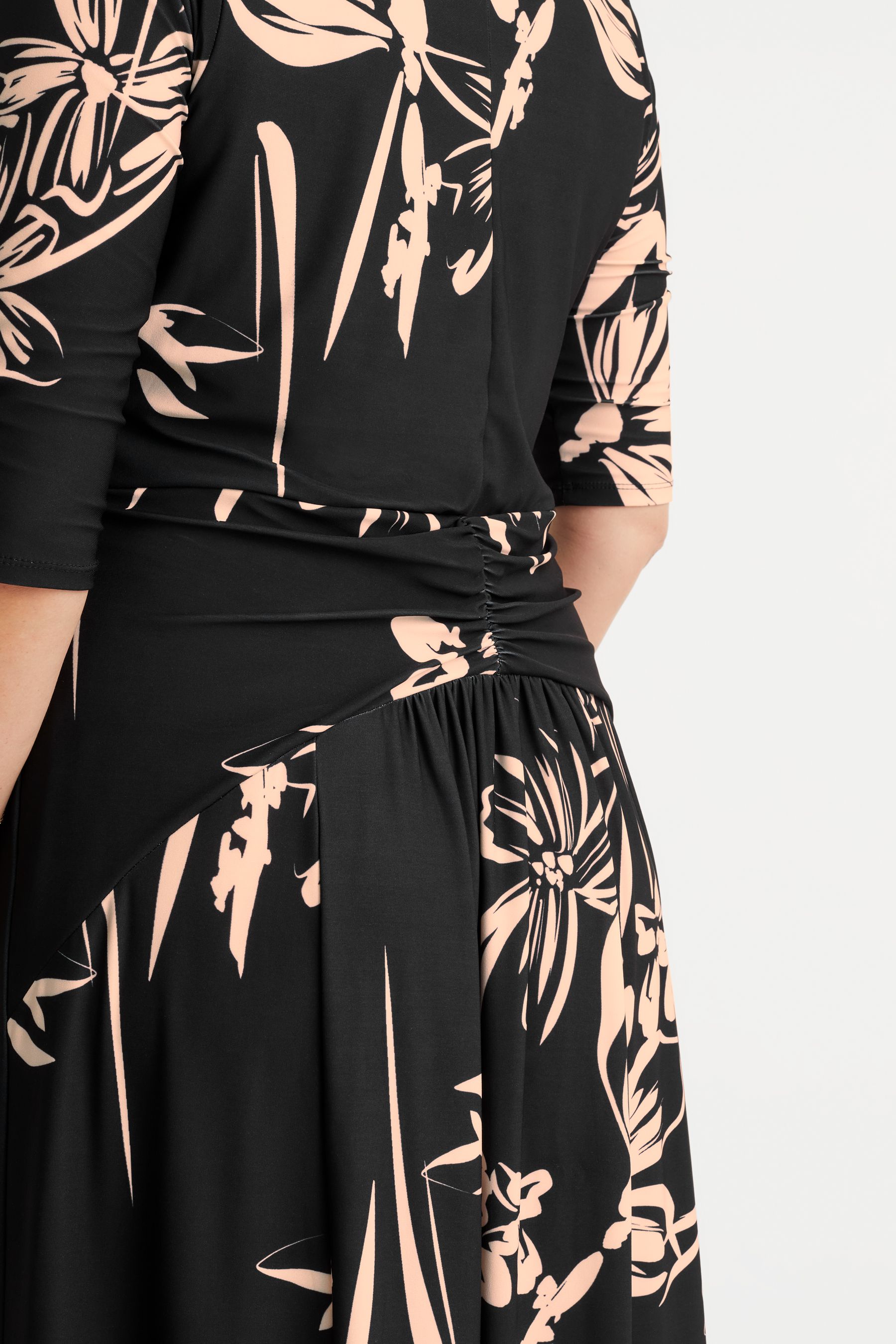 Buy Scarlett & Jo Natural Cowl Neck Bustle Back Maxi Gown from the Next ...