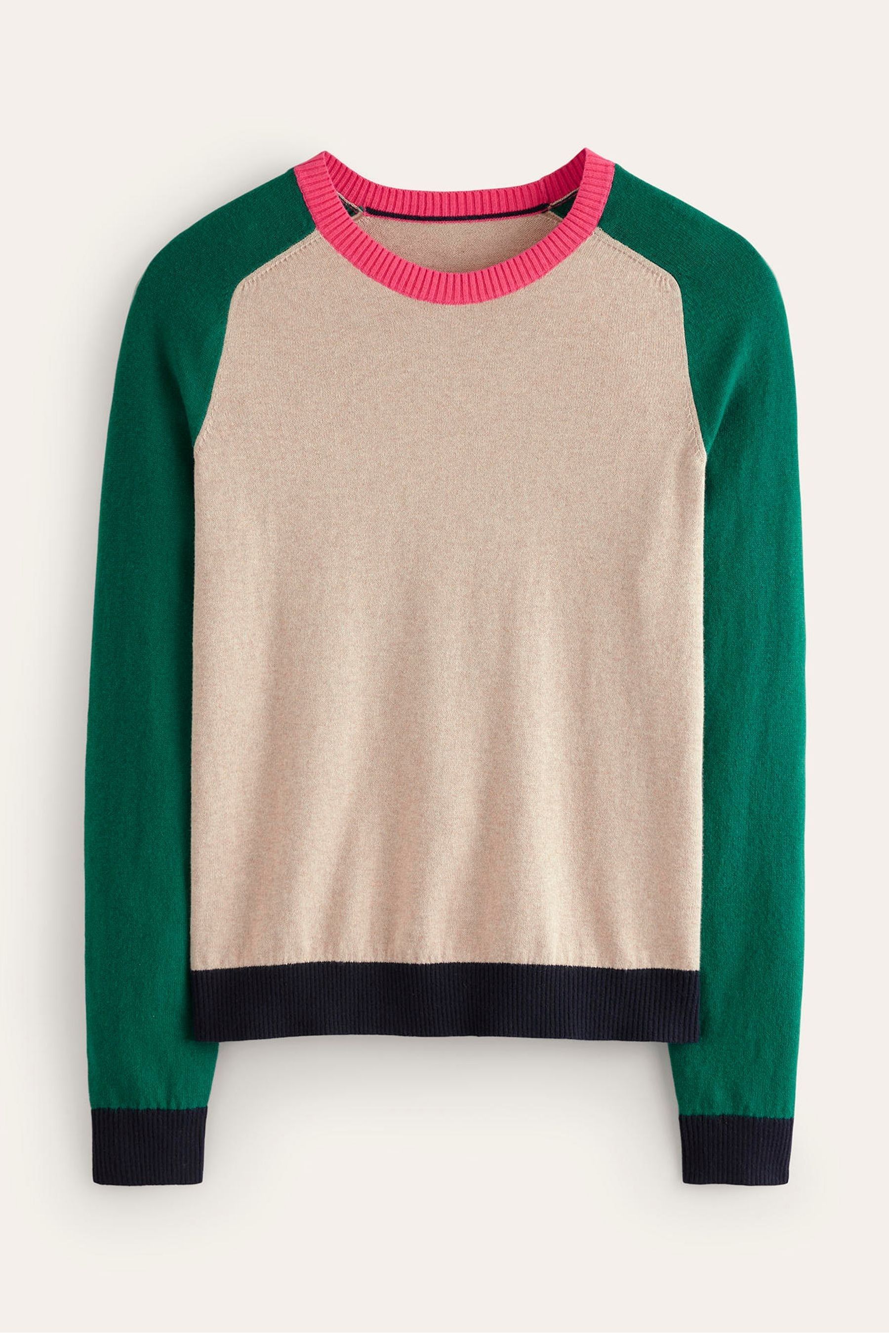 Buy Boden Green Meg Saddle Sleeve Jumper from the Next UK online shop