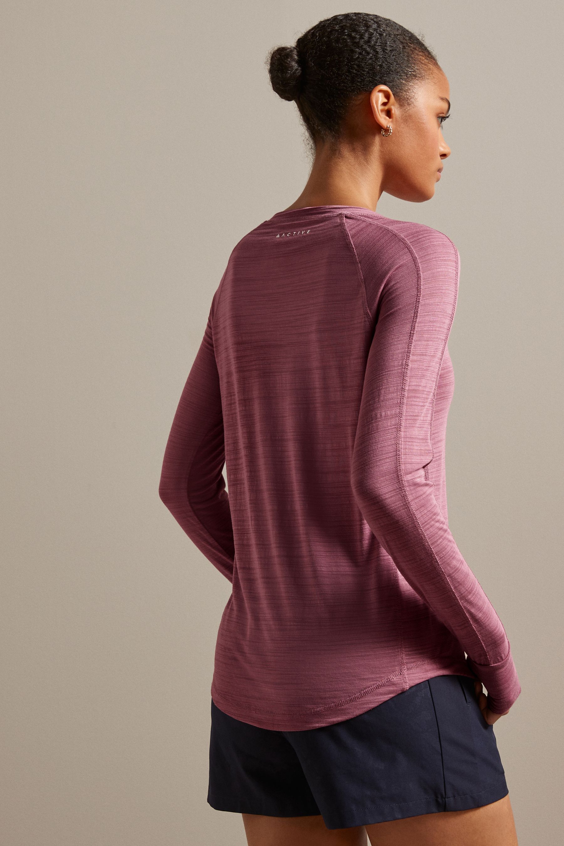 Buy Pink Active Lightweight Long Sleeve Top from the Next UK online shop